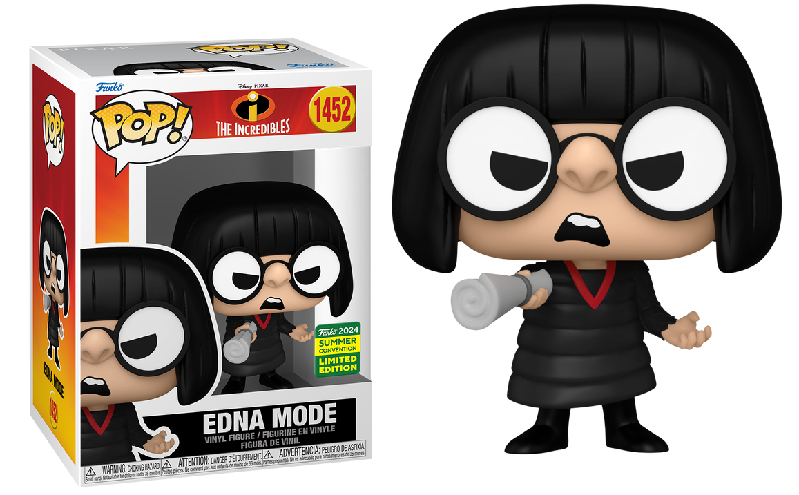 Edna Mode 2024 Summer Convention #1452 - The Incredibles Funko Pop ...