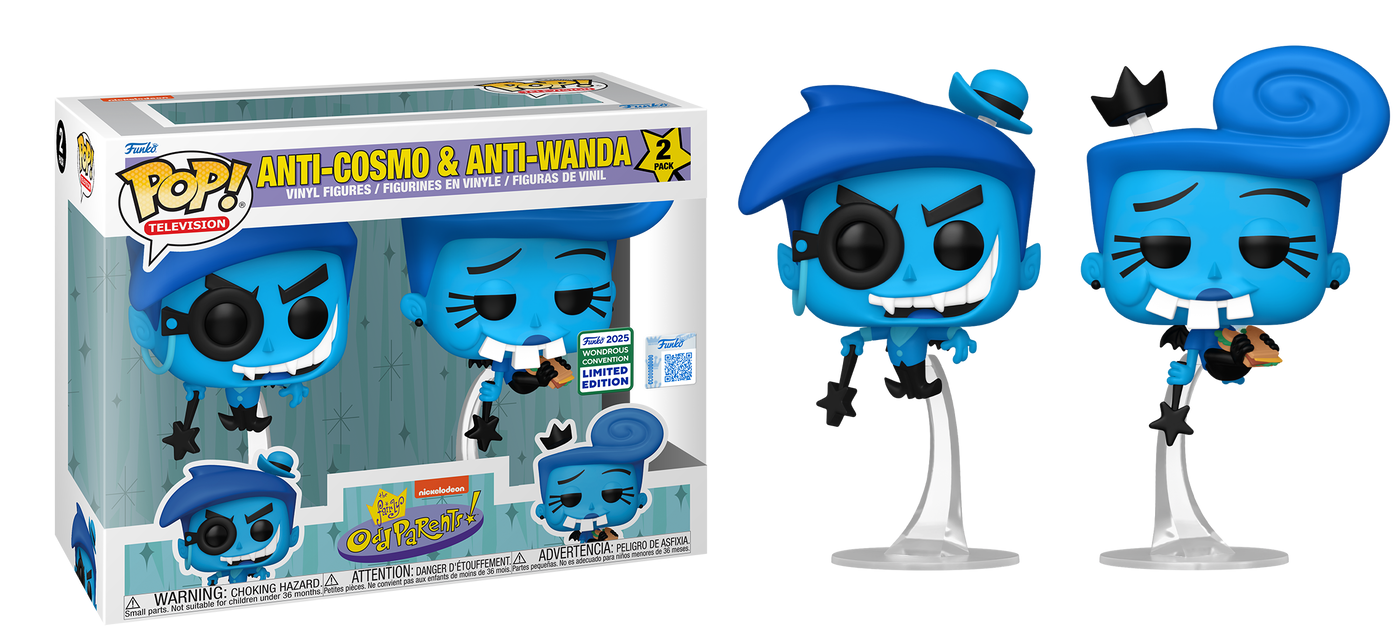 Anti-Cosmo & Anti-Wanda Wondercon 2025 #2Pack - The Fairly Odd Parents ...