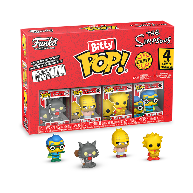 Preventa Bitty Pop The Simpsons (Scratchy, Grampa Simpson, Lisa Simpso ...