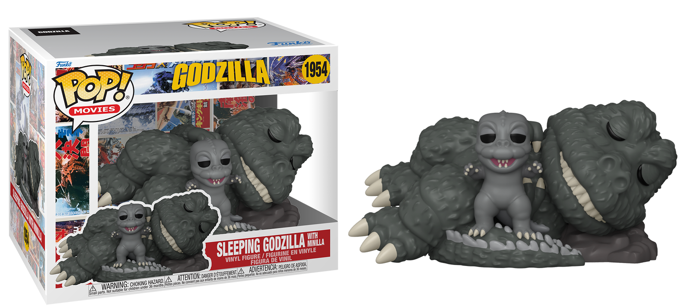 Preventa Sleeping Godzilla with Minizilla #1954 - Godzilla Funko Pop ...