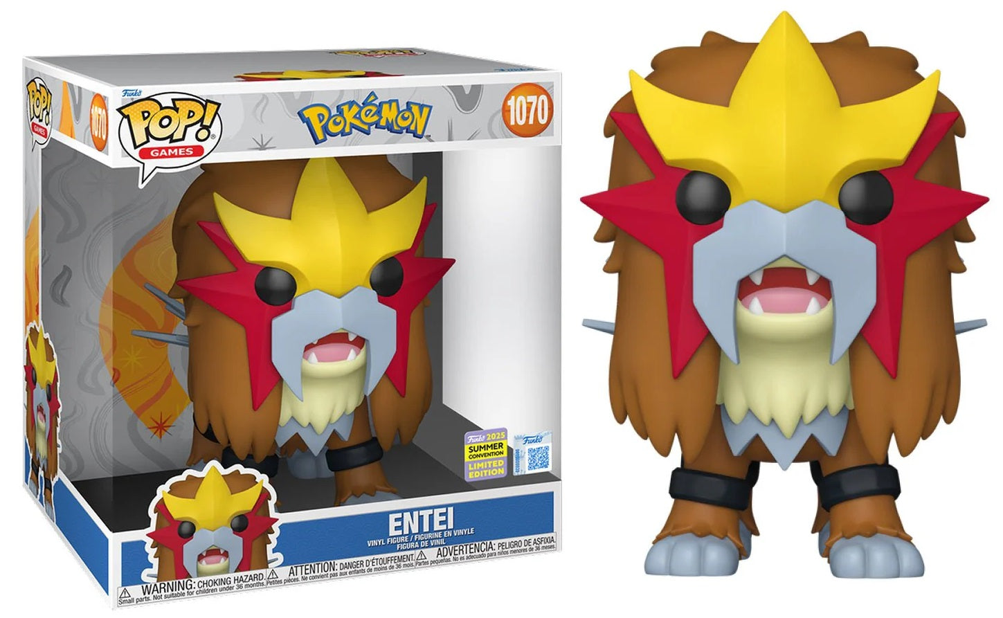 Preventa Entei 10 inch SDCC 2025 #1070 - Pokemon Funko Pop! – Elemento ...